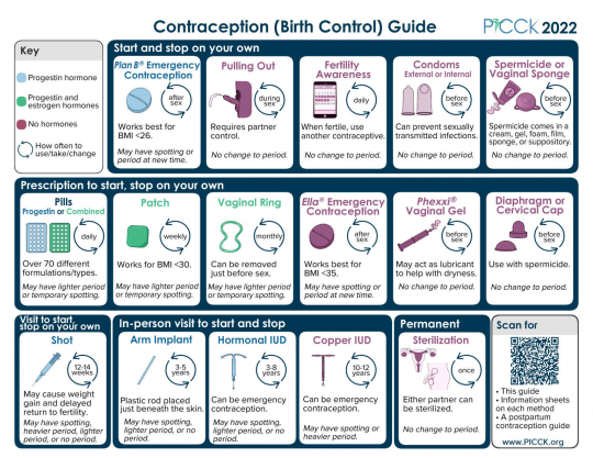 Contraception (Birth Control) Guide - Multiple Languages: Massachusetts Health Promotion ...