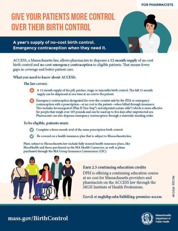 ACCESS – Overview for Pharmacists - English: Massachusetts Health ...