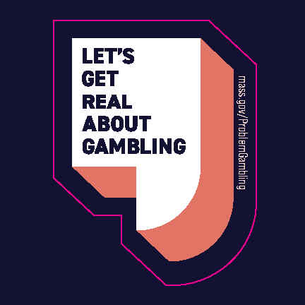 Let's Get Real About Gambling Sticker - English: Massachusetts Health ...