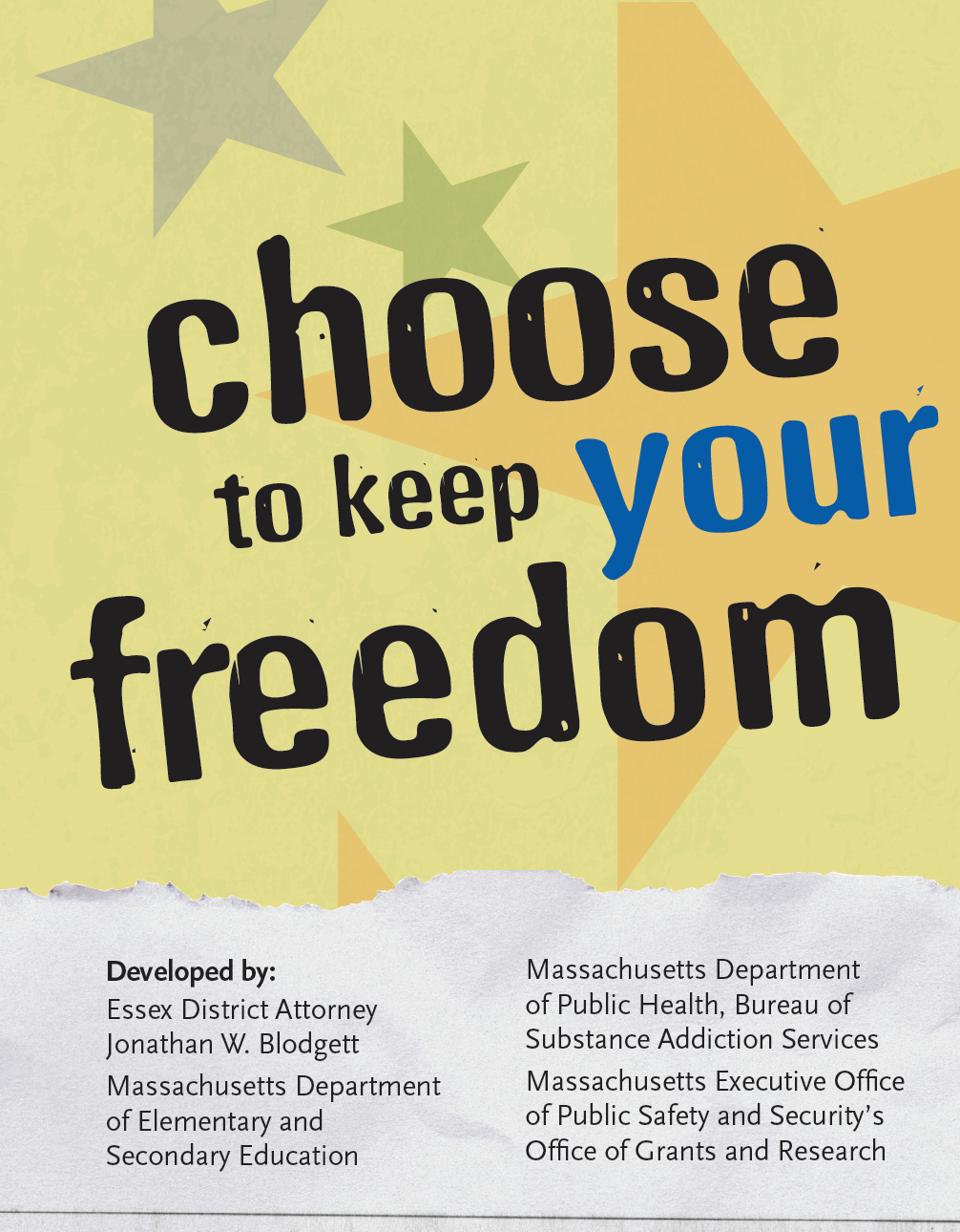Choose to Keep Your Freedom - Multiple Languages: Massachusetts Health ...