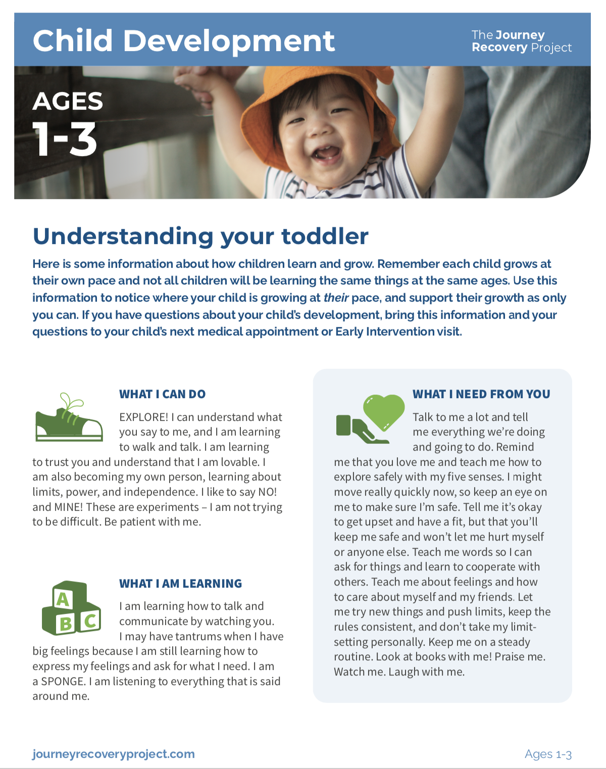 Journey Guide: Child Development Tip Sheet - English: Massachusetts ...