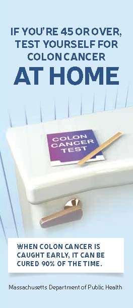 Test Yourself for Colon Cancer at Home Brochure: Massachusetts Health ...