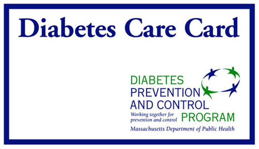 Diabetes Care Card: Massachusetts Health Promotion Clearinghouse