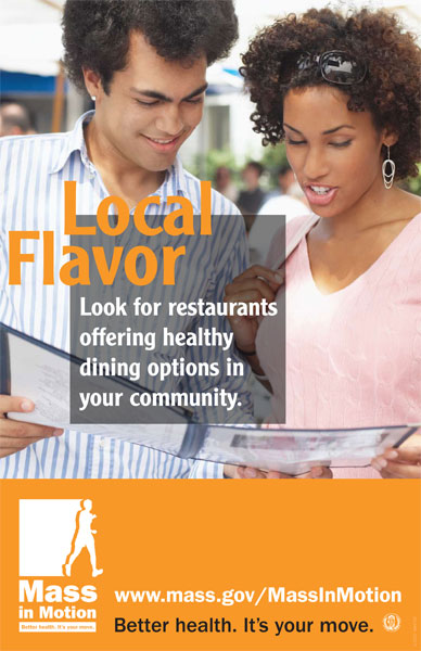 Mass in Motion Poster - Local Flavor - English: Massachusetts Health ...