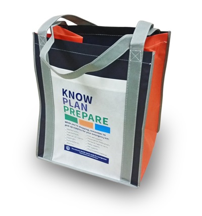 Know, Plan, Prepare Tote Bag - English: Massachusetts Health Promotion ...