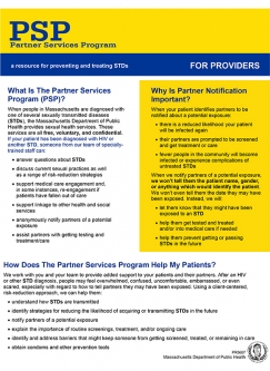 Partner Services: Massachusetts Health Promotion Clearinghouse