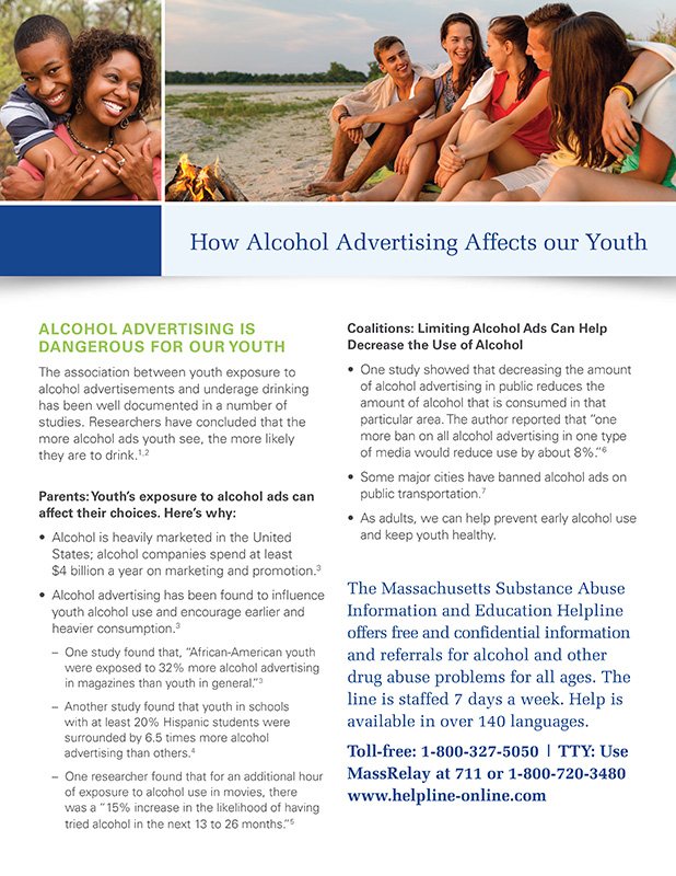 How Alcohol Advertising Affects Our Youth: Massachusetts Health ...
