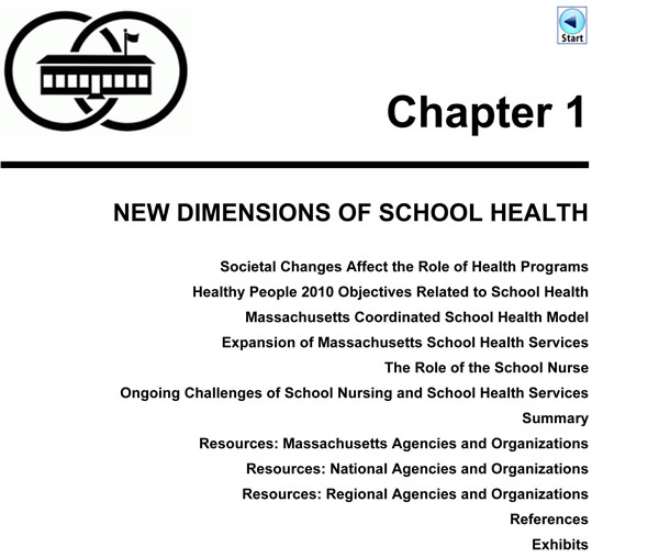 School Health Manual - English: Massachusetts Health Promotion ...