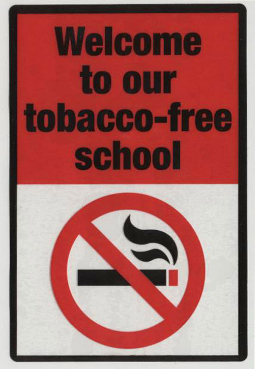 Welcome To Our Tobacco-Free School: Massachusetts Health Promotion ...