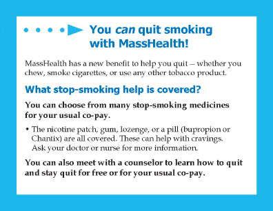 You Can Quit Smoking with MassHealth! Card - Multiple Languages ...